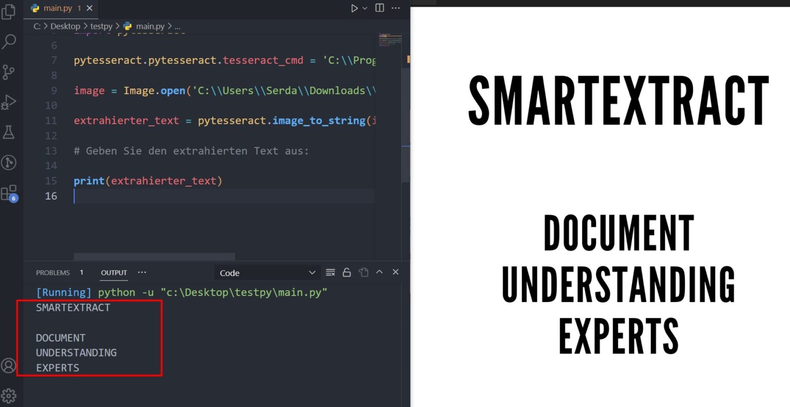 Pytesseract: Wie man Bilder in Text umwandelt mit Python [Tutorial ...